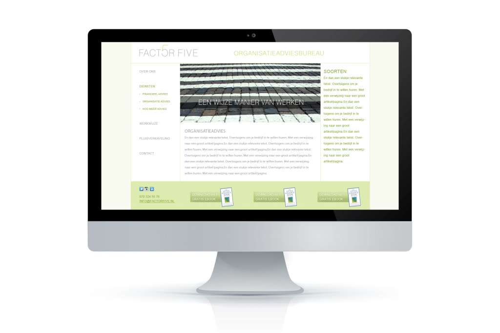 logo huisstijl Factor Five - Studio Buffalo / Reclamebureau / Grafisch ...